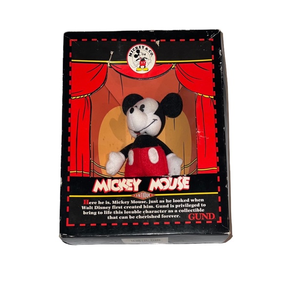 Gund | Toys | Vtg Disney Gund Mickey Mouse Antique 5 Plush Mickey Co ...